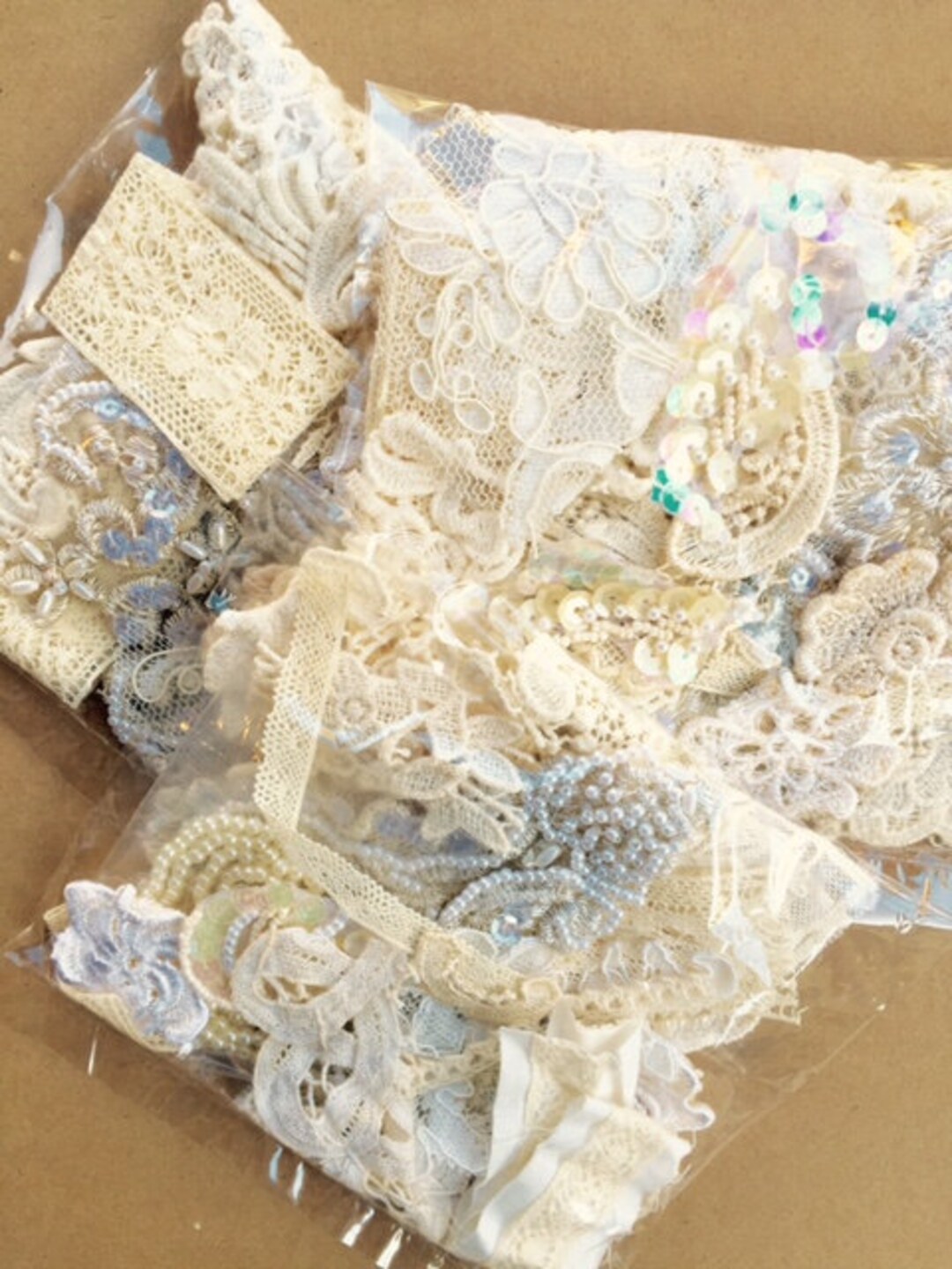 Lace and Sequin Embellishment Pack . Wedding Lace Embellishment Pack ...