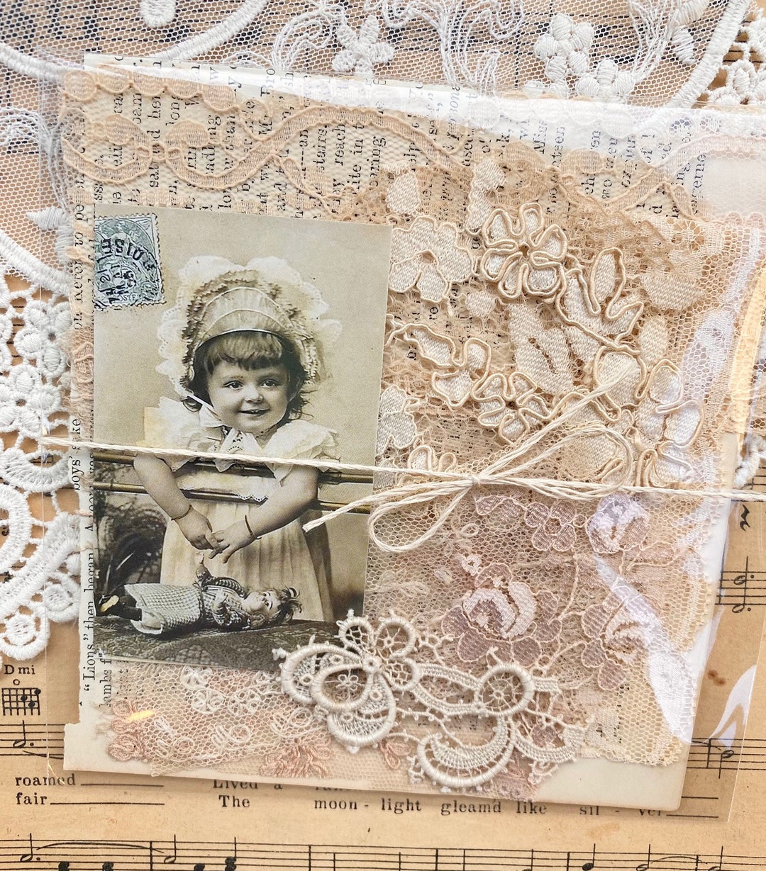 Vintage Lace Collection for Junk Journals, Scrapbooking, Slow Stitching ...