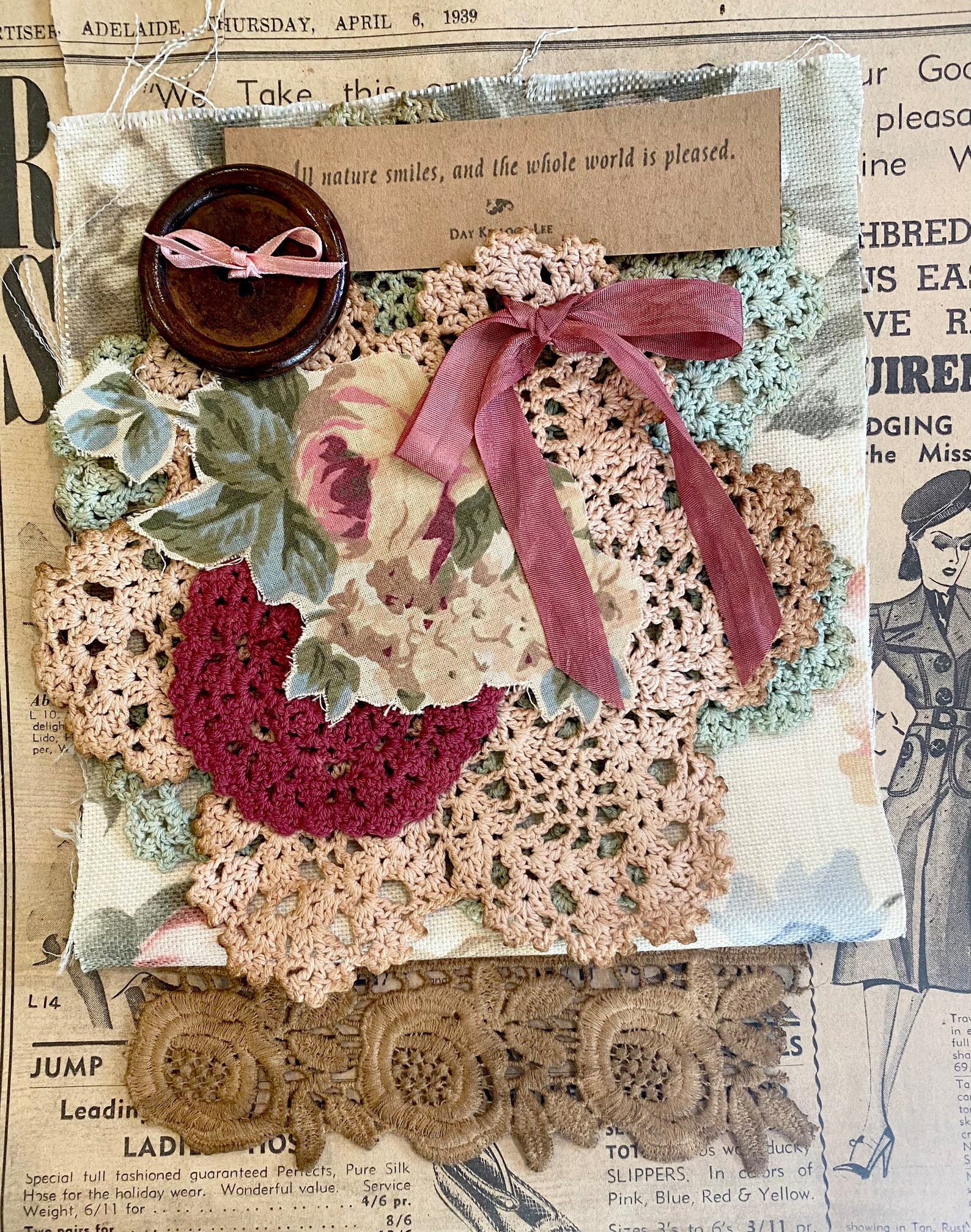 Vintage Lace Doyle Embellishment Collection . Crochet Lace Selection ...
