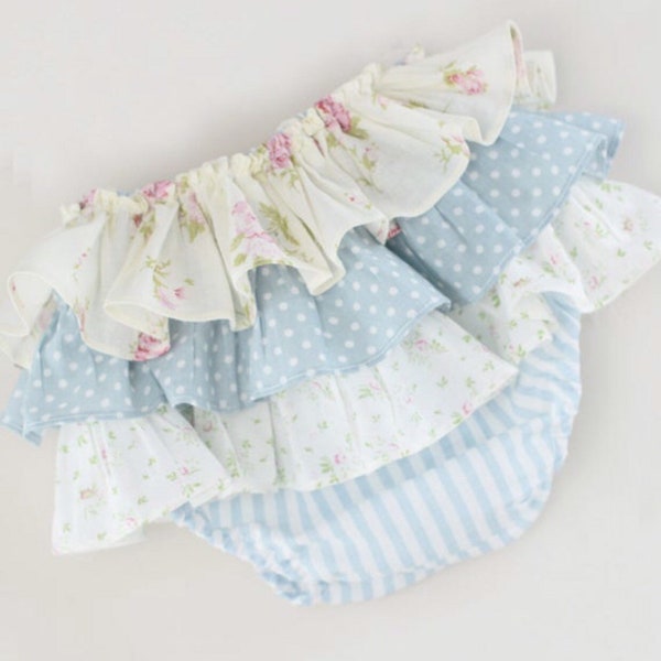 Baby Ruffle Bloomers - Etsy