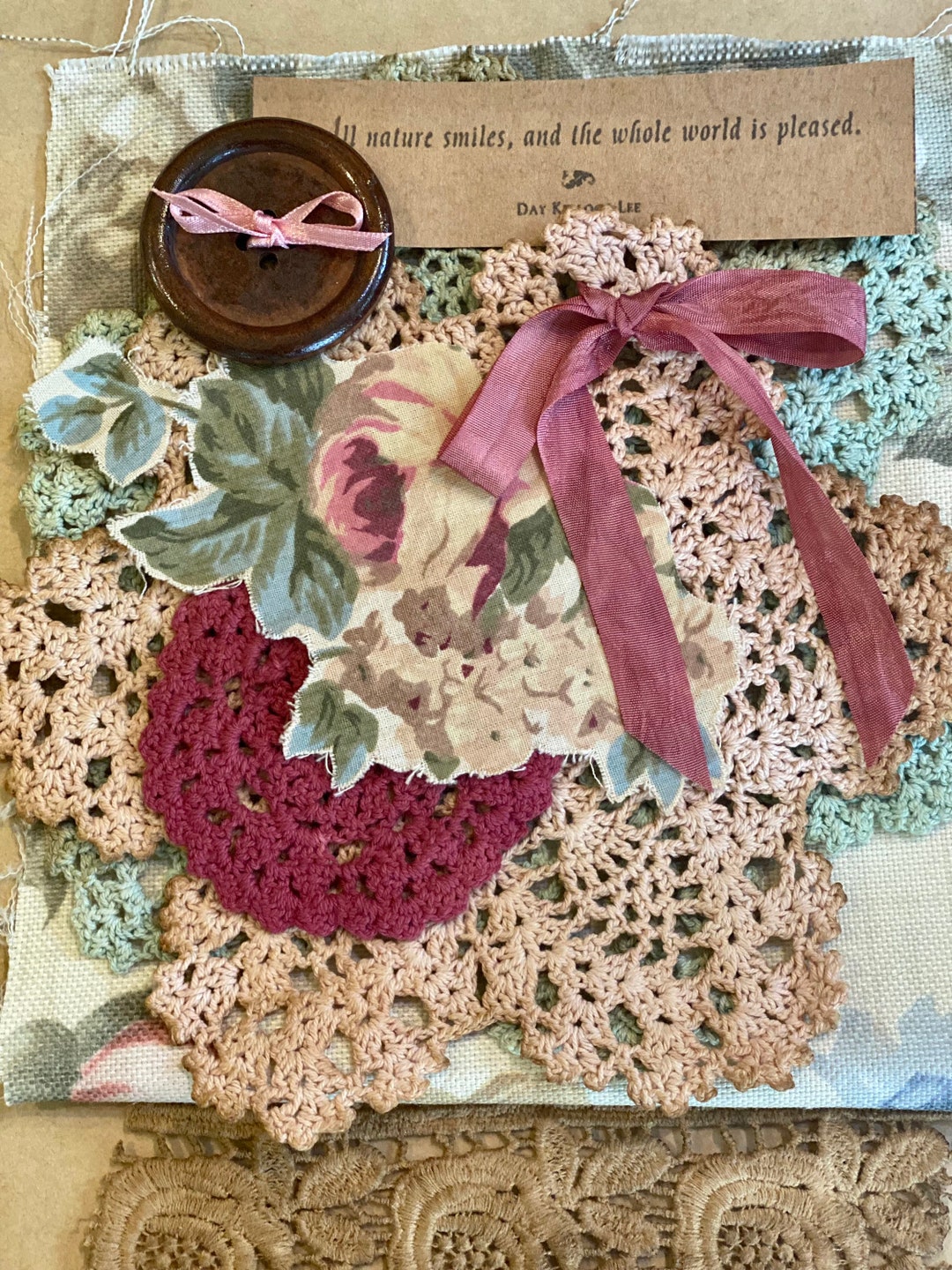 Vintage Lace Doyle Embellishment Collection . Crochet Lace Selection ...