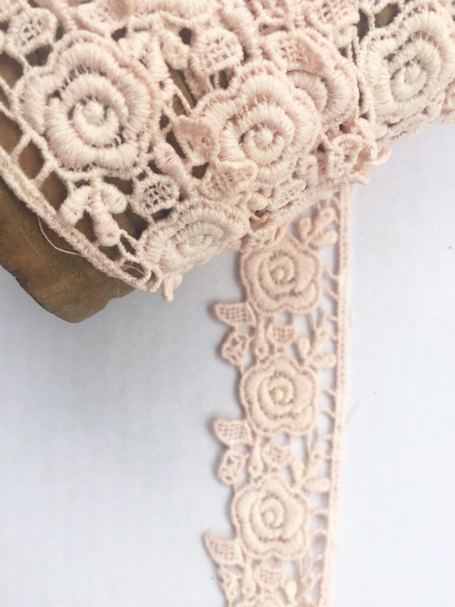 Narrow Rose Lace . Vintage Cotton Rose Lace . Rose Lace Doing - Etsy