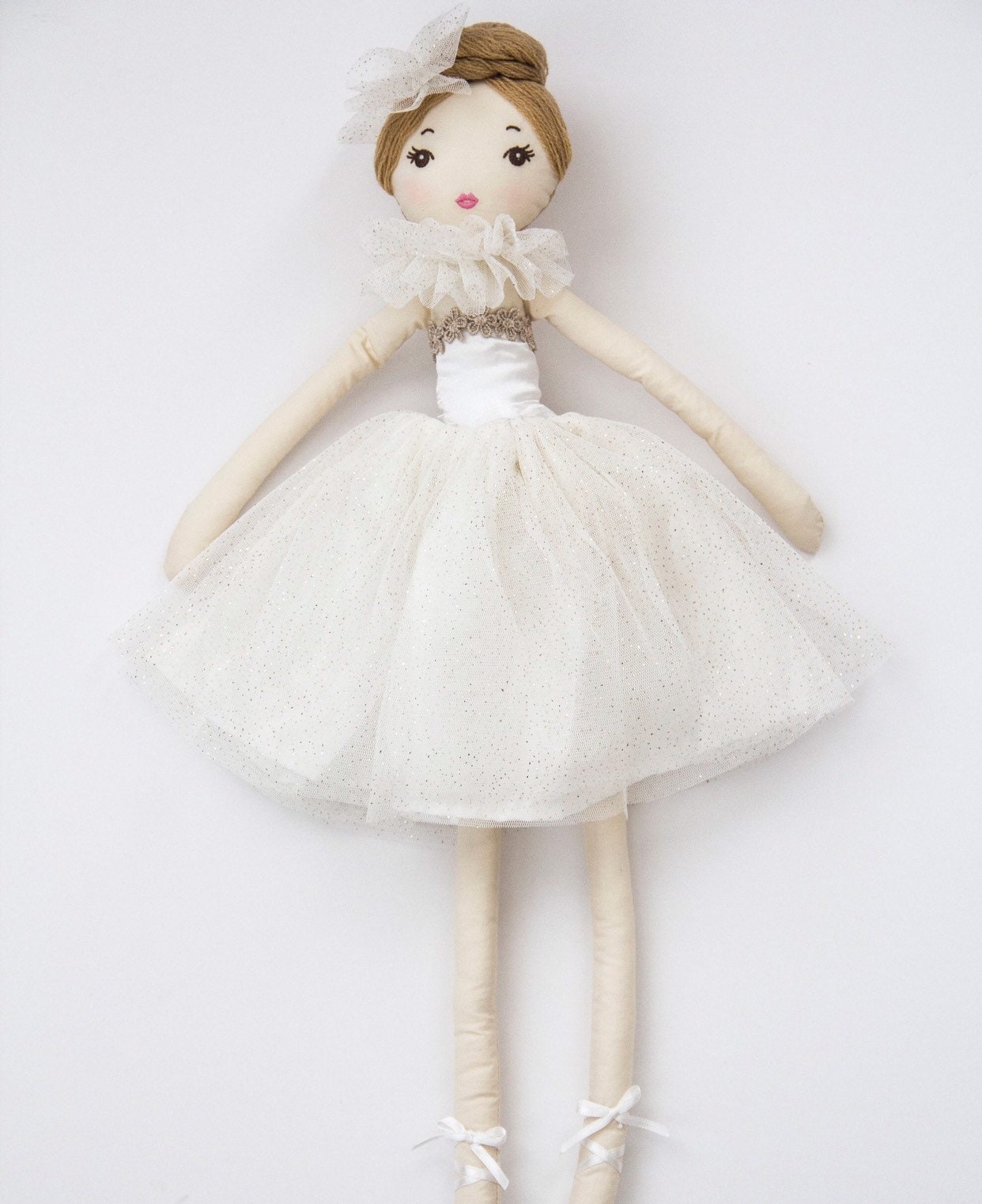 Dolls & Miniatures Handmade 12” fabric doll fully dressed doll keepsake ...