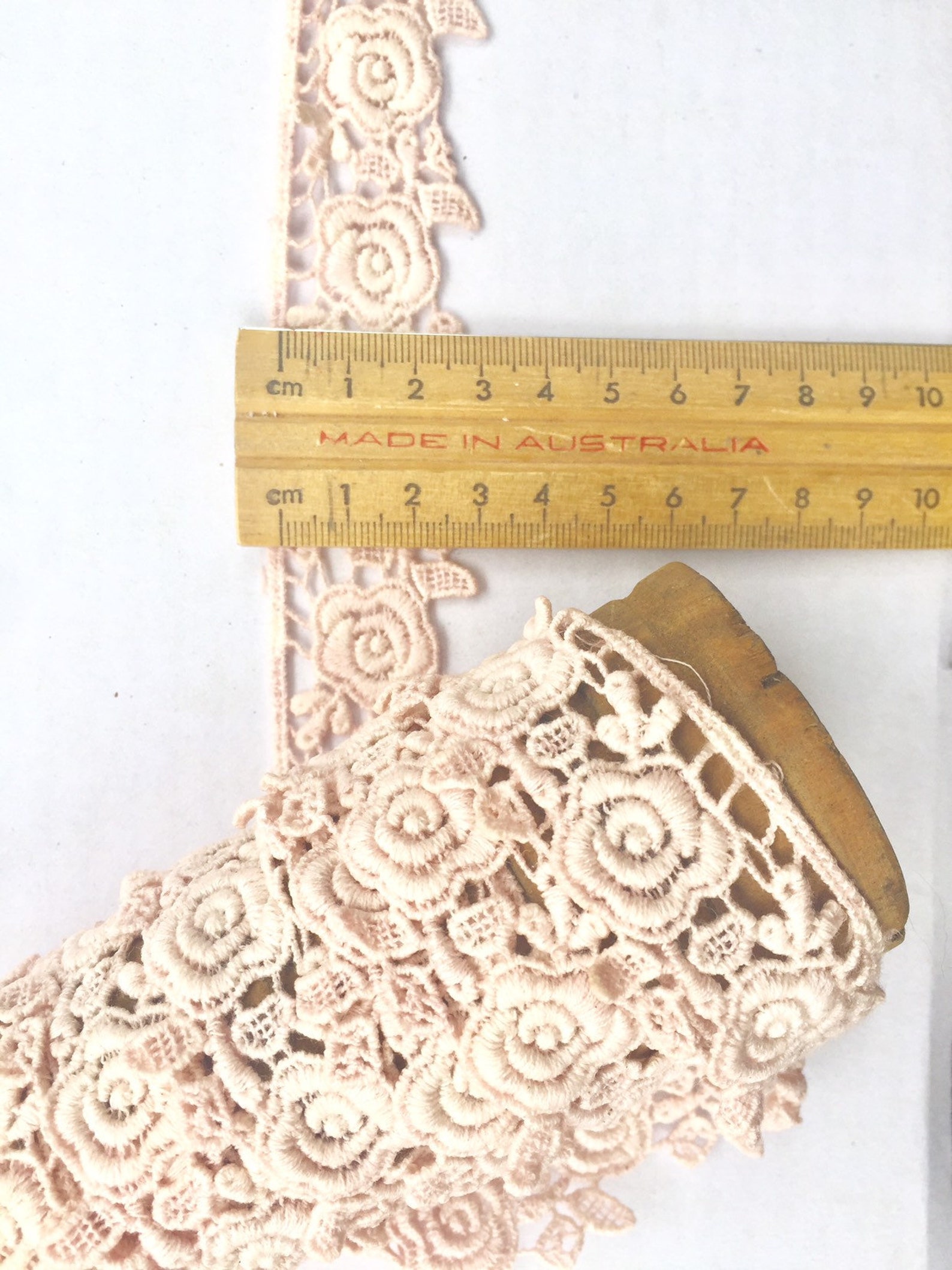 Narrow Rose Lace . Vintage Cotton Rose Lace . Rose Lace Doing - Etsy