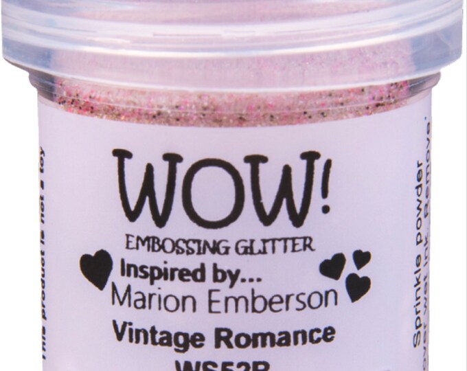 WOW Embossing Powder Vintage Romance Opaque Glitter, Heat Embossing ...