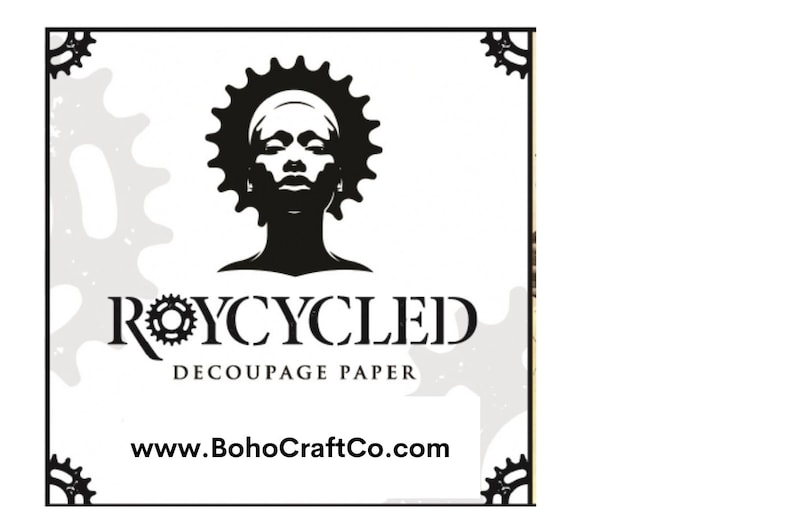 VINTAGE WALLPAPER Decoupage Paper Roycycled | Etsy