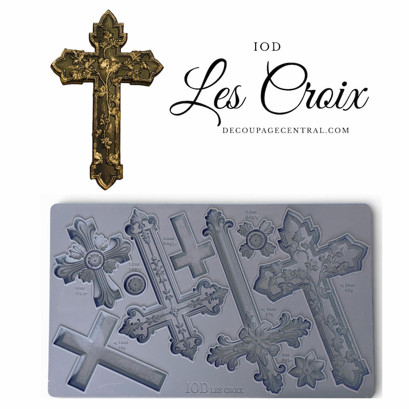 Iod Les Croix Mould - Etsy