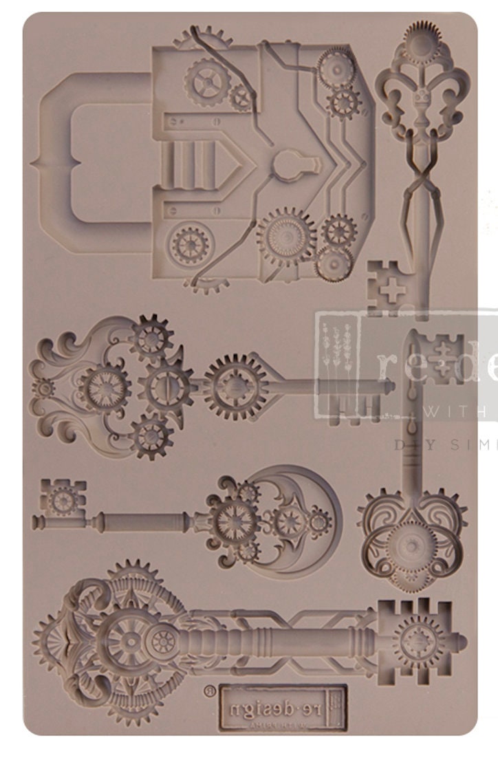 Mechanical Lock and Key Silicone Mold FREE SHIPPING Redesign | Etsy