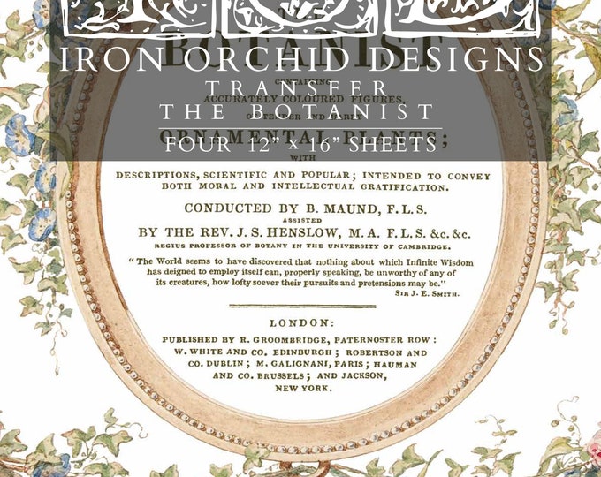 IOD Seed Catalog Rub on Transfer, 8 Pages, 8 X 12 Book - Etsy