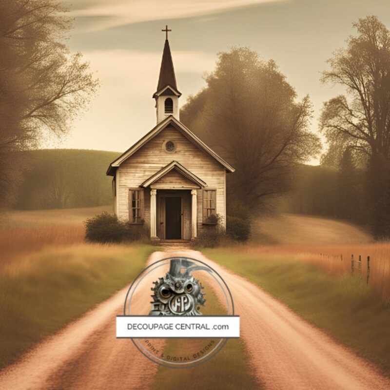 Country Church - Etsy