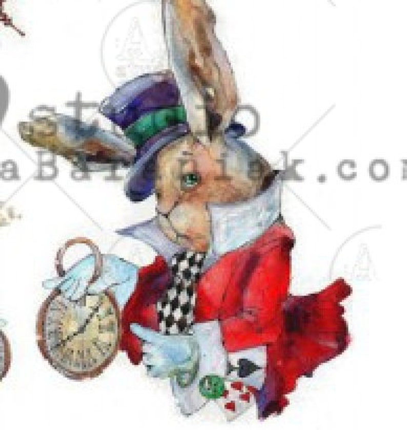 AB Studios A4 0235 Look at the Hare Easter Alice - Etsy