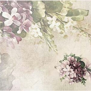 A4 the First Violets, ITD Rice Paper R2178 - Etsy