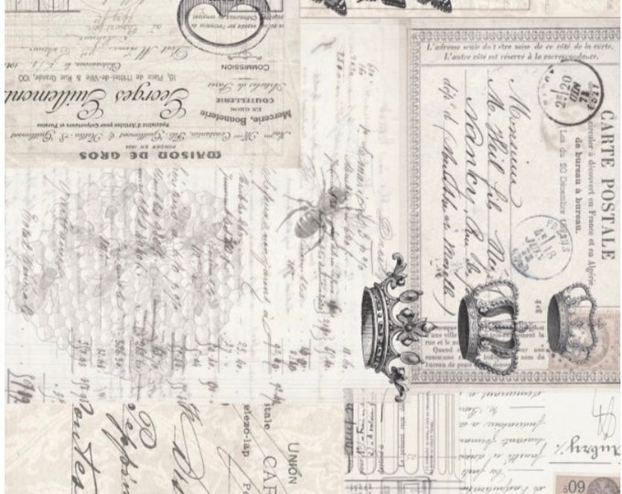 EPHEMERA COLLAGE Decoupage Paper, Roycycled - Etsy