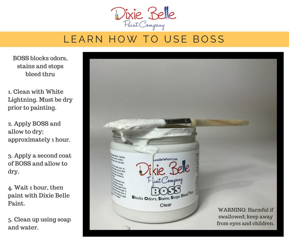 BOSS PRIMER Dixie Belle Base Coat Odor Blocker - Etsy Hong Kong
