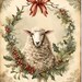 A4 Christmas Sheep TRIO Decoupage Rice Paper, DC120 - Etsy