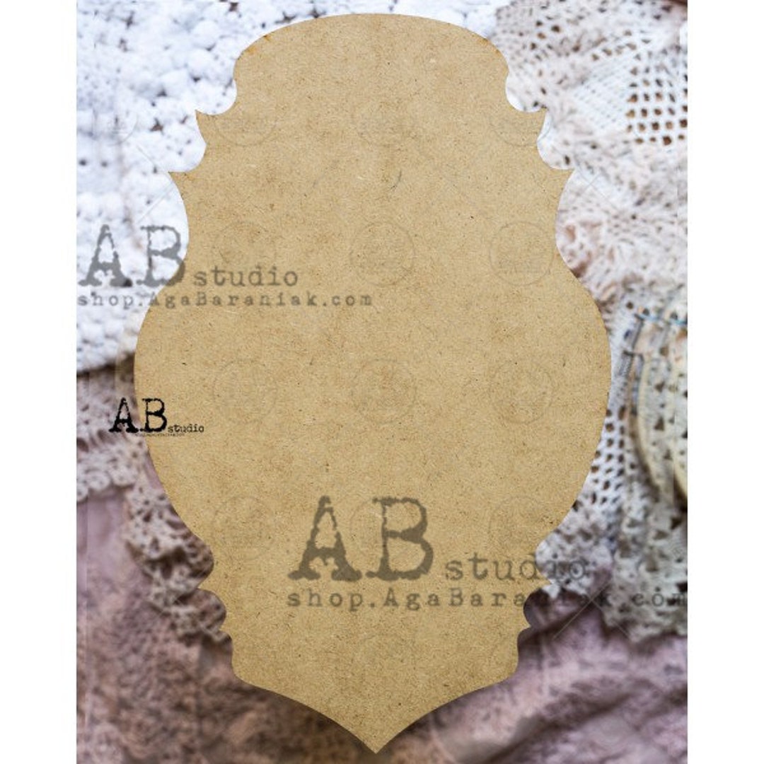 HDF Ornament or Hanging Tag Base for Your Mixed Media and - Etsy