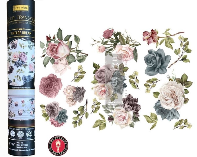 Vintage Dream, Rub on Transfer, Free Shipping - Etsy