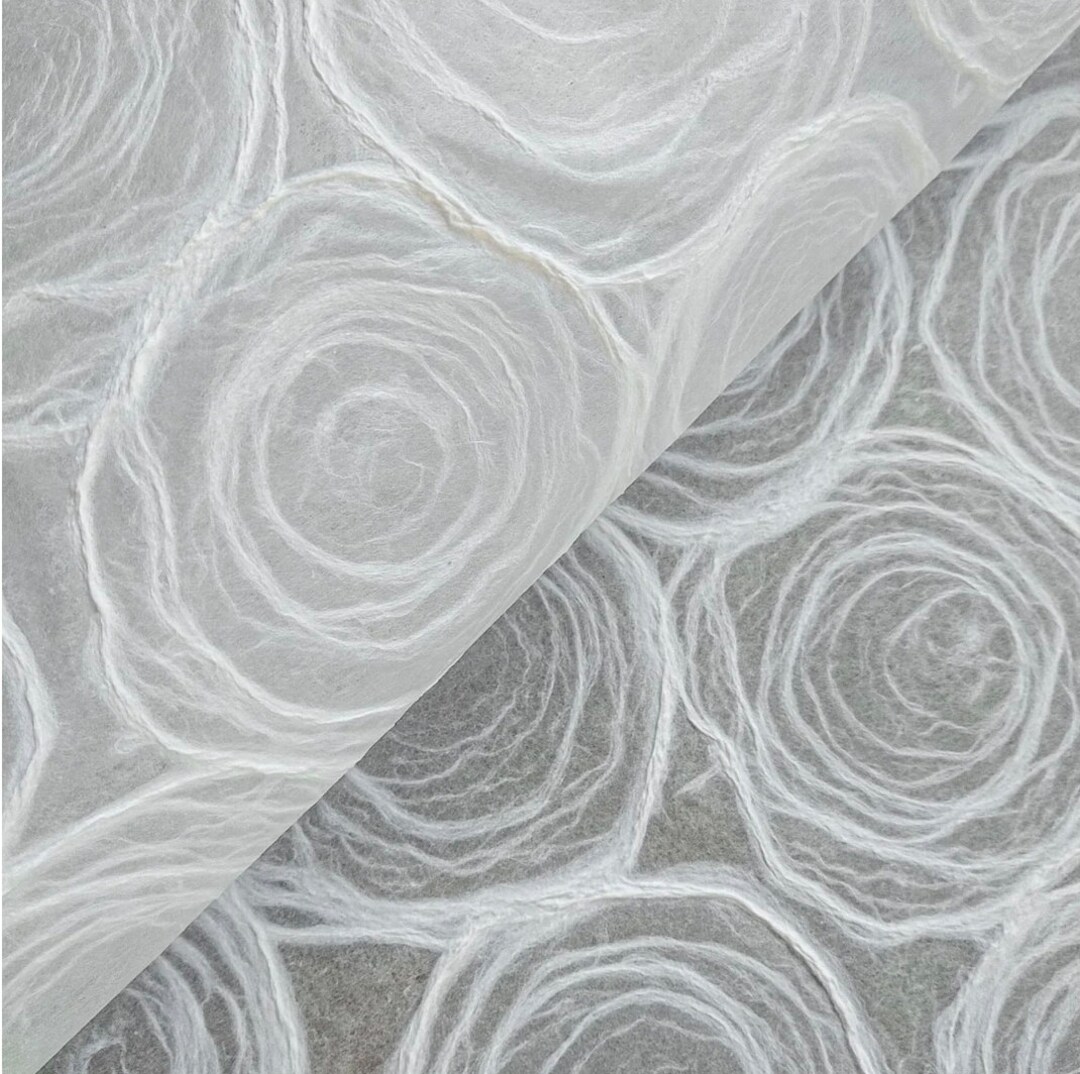 Handmade Rose Lace Kozo Paper: Ships From USA - Etsy