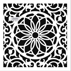 Stencil Baroque Book Cover Reusable Stencil From Indigo Blue , 6x 6 Inch - Etsy