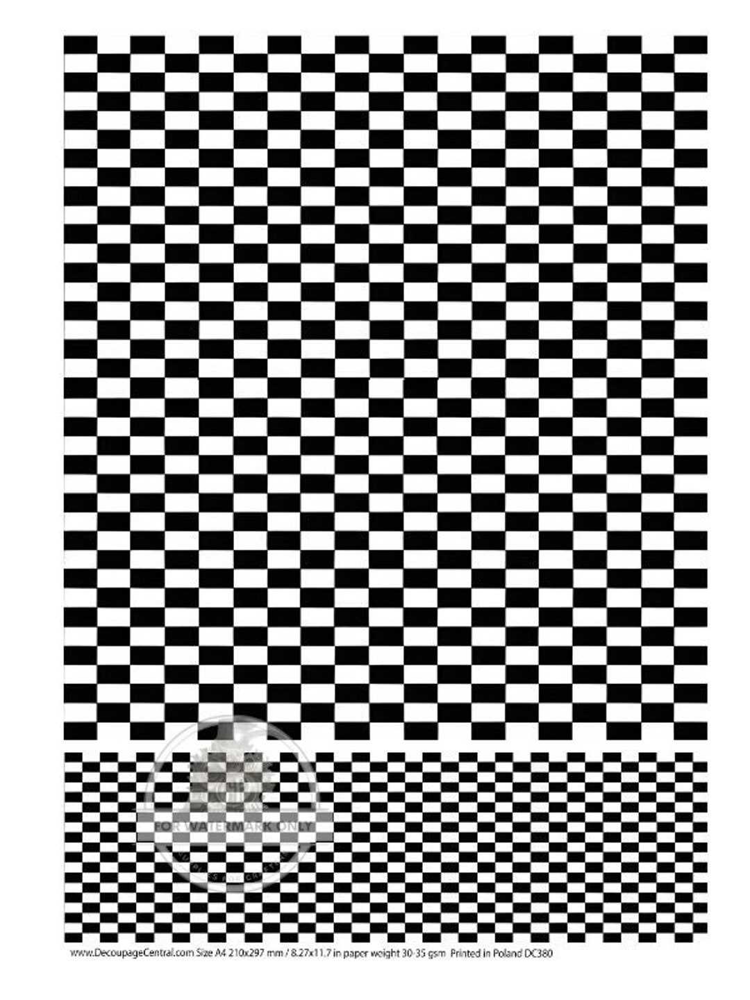 A4 Checkmate Background Decoupage Rice Paper, DC380 - Etsy