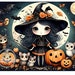 Digital Download: Digital Lil Witchy , Digital Download in PNG Print - Etsy