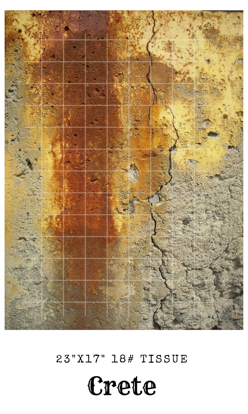 A4 CRETE, Rice Paper From Decoupage Central - Etsy
