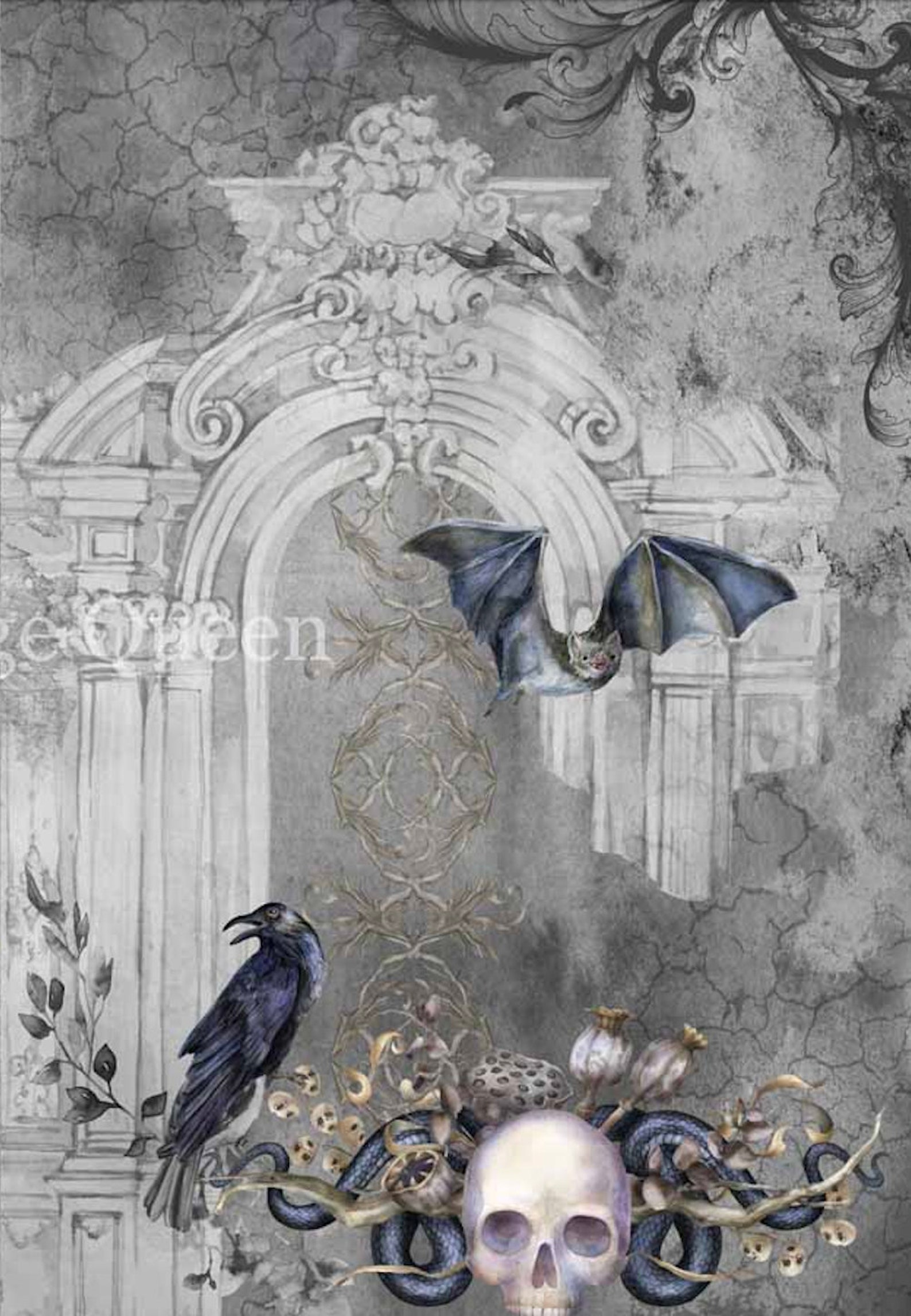 A4 Forest Lore Decoupage Paper by Decoupage Queen. - Etsy