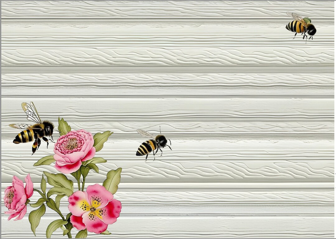 A4 White Wall Decoupage Rice Paper From Decoupage Central, With a Great ...