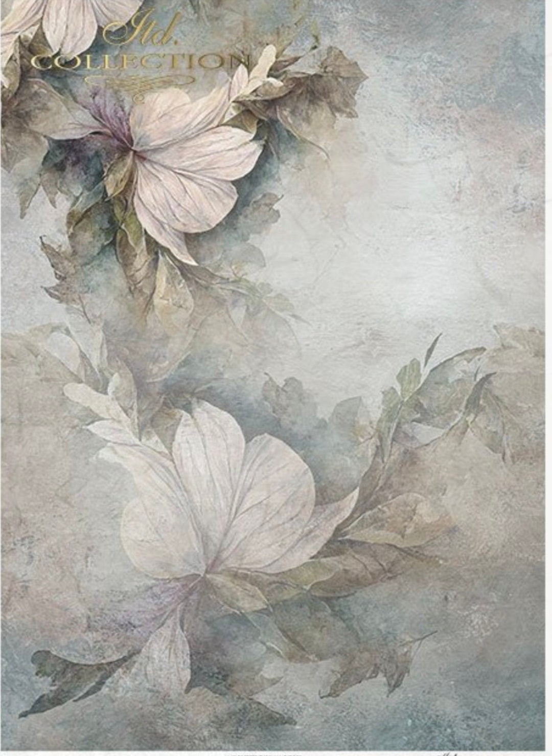 A4 the Dream Flower Rice Paper for Decoupage and Crafts ITD 2149 - Etsy