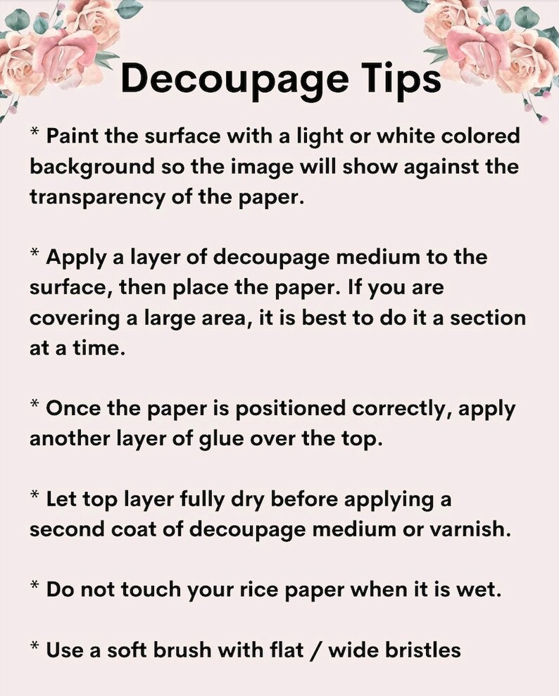 A3 Sunny Floral Ornament Decoupage Paper. 11.7 X - Etsy