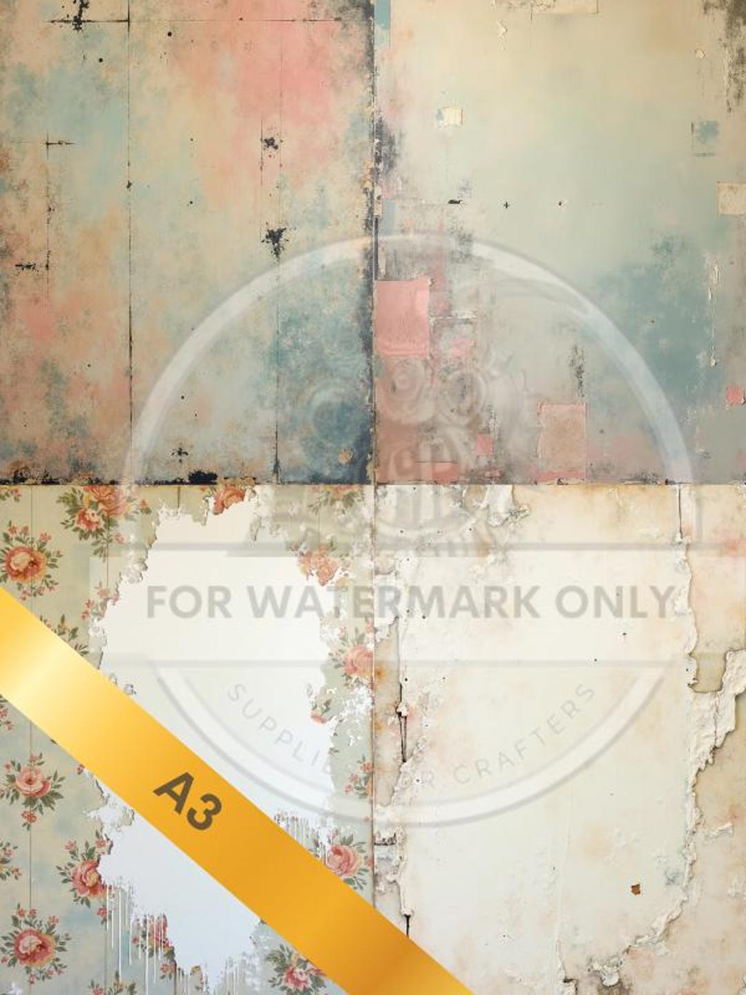 A3 Vintage Wallpaper Quad Background Decoupage Paper DC5052 - Etsy