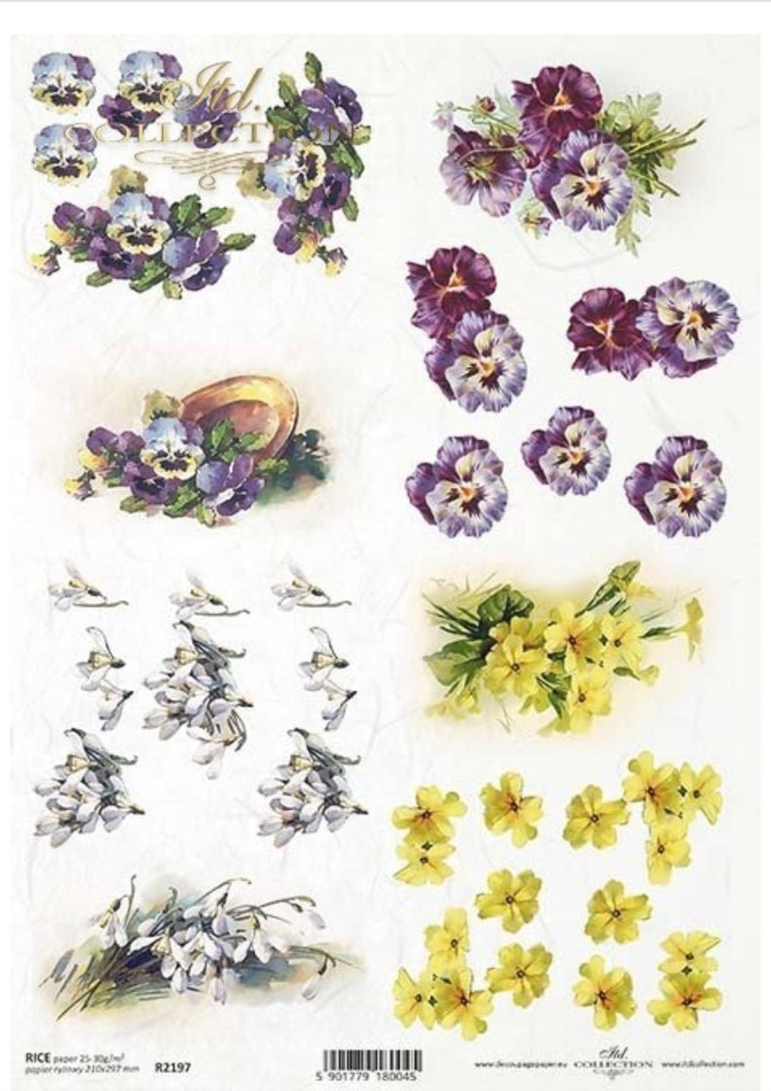 3 Dimensional Flower From Rice Paper, Create 4 Different Flowers, See ...