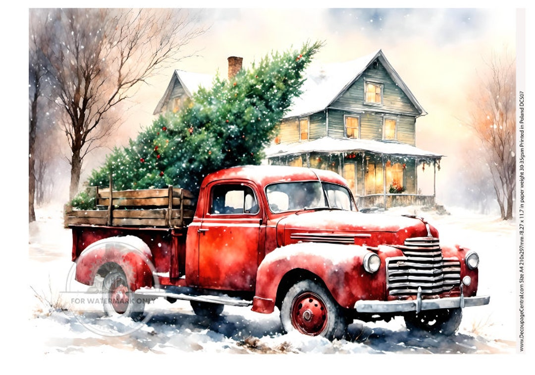 A4 Country Christmas DC507 - Etsy