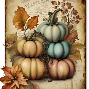 A4 Grand Pumpkins Decoupage Rice Paper, DC151 - Etsy