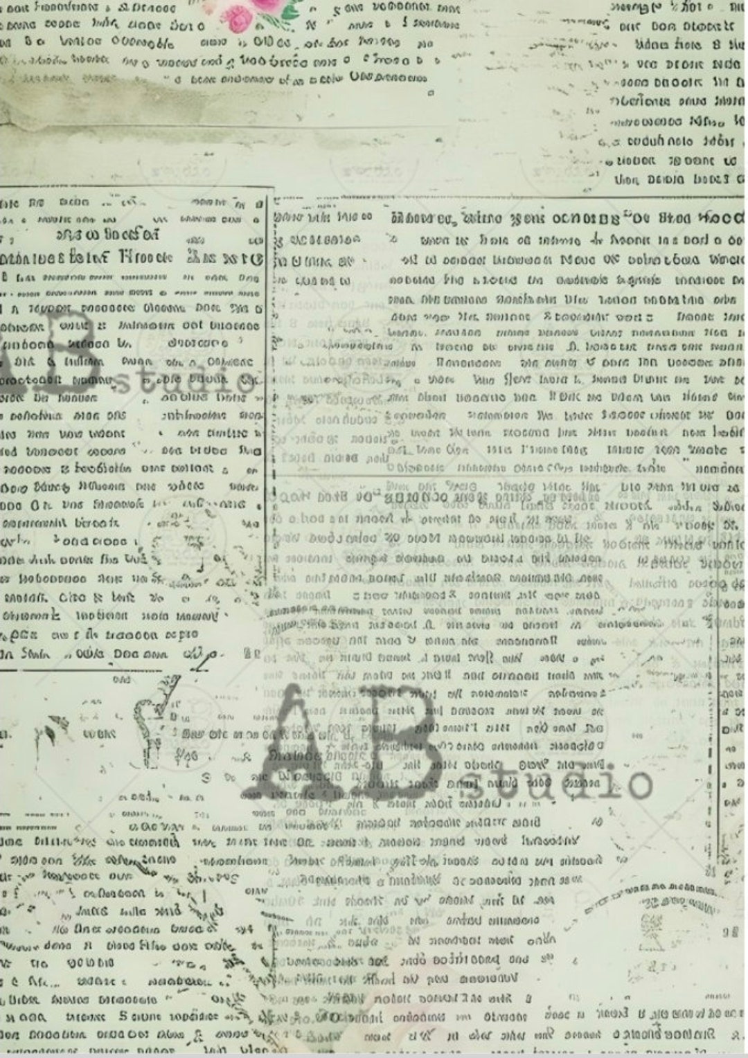 A4 Mint Newspaper #1792 AB Studios - Etsy