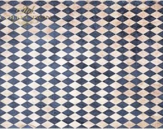 A3 ITD Diamond Check Decoupage Paper. R0374L - Etsy