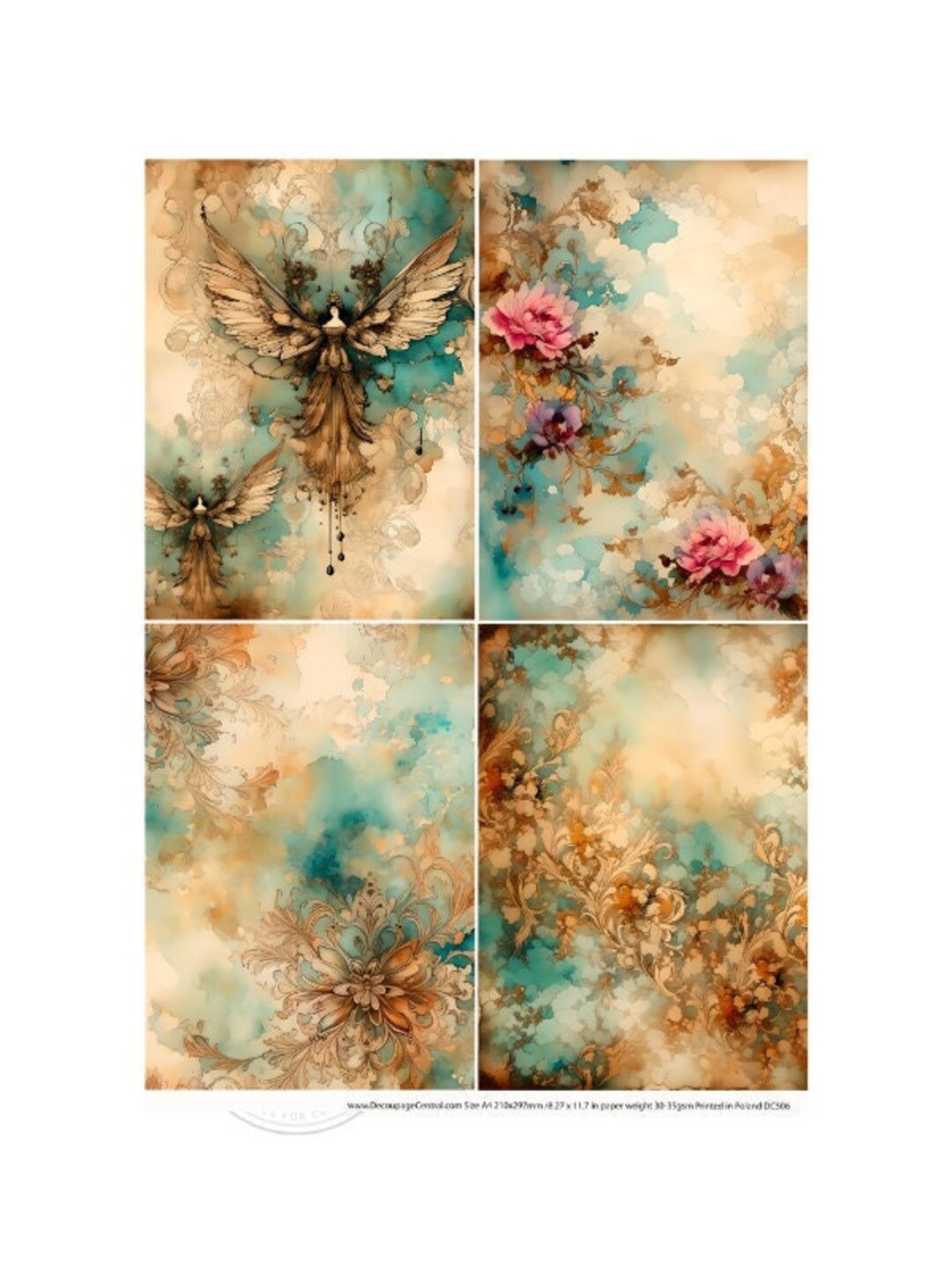 A4 Dreamy Background Quads DC506 - Etsy