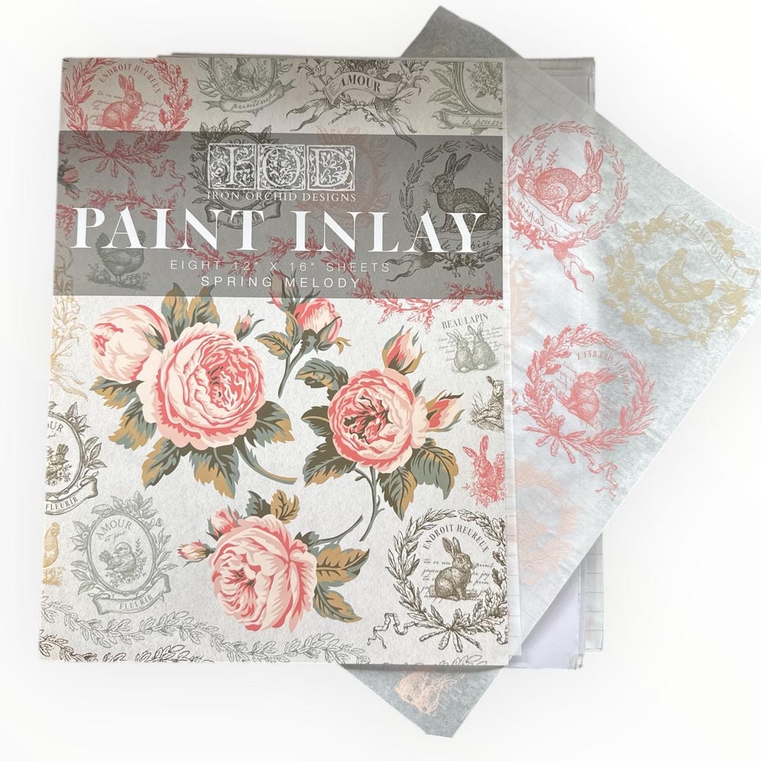 IOD Paint Inlay Spring Melody Free Shipping , NEW From IOD - Etsy