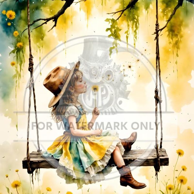 Little Cowgirl Painting - Etsy