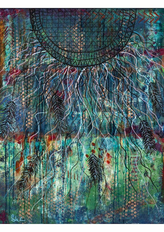 A4 Whimsy Hippy Cherokee Winds Decoupage Paper - Etsy