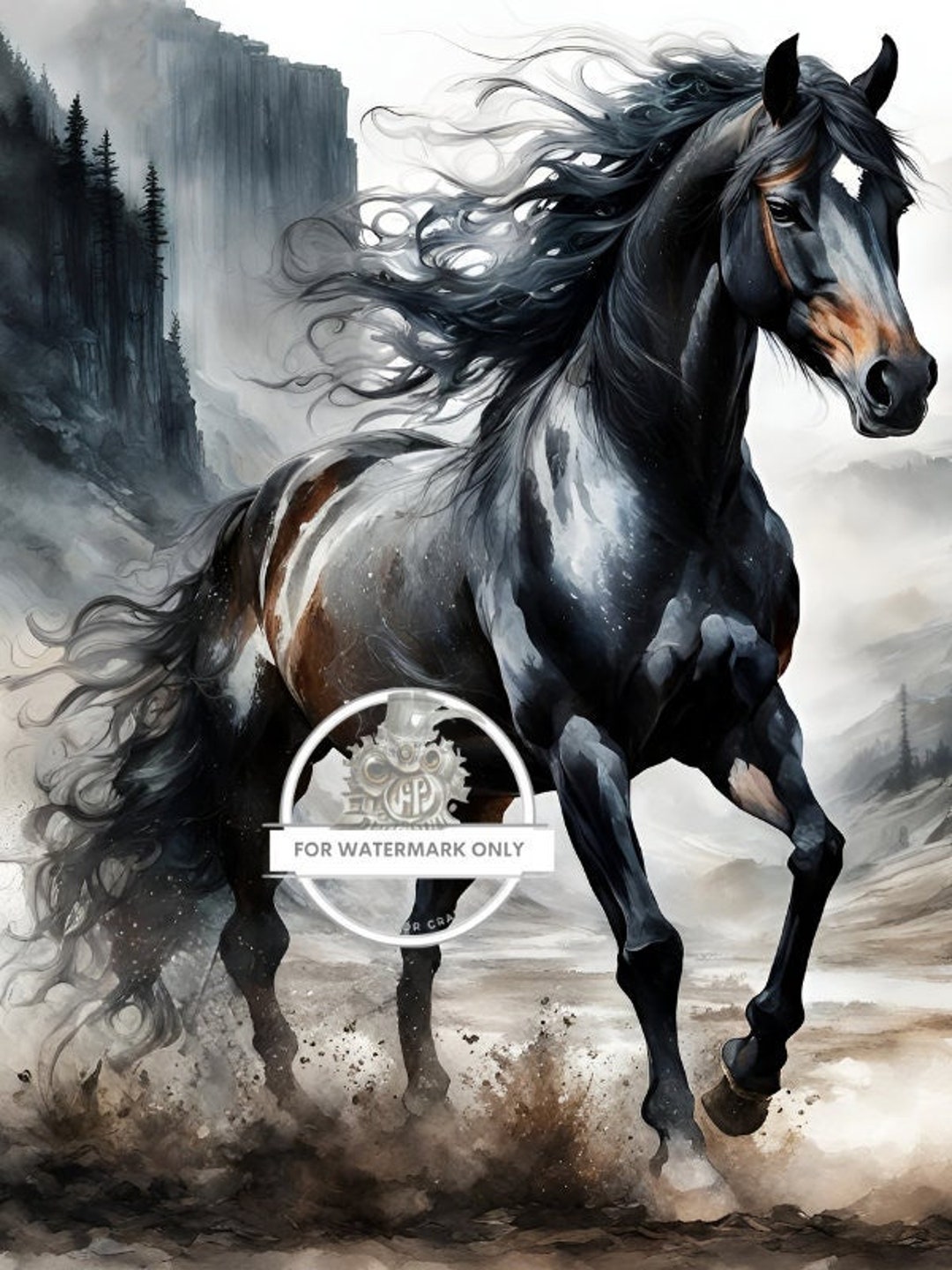 A4 the Stallion Decoupage Rice Paper, DC316 - Etsy