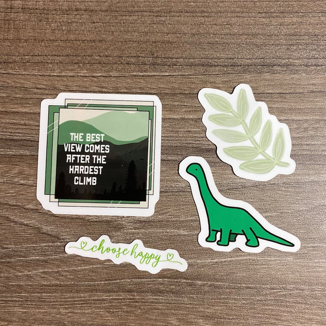 Green Themed Sticker Set 16 Pieces - Etsy