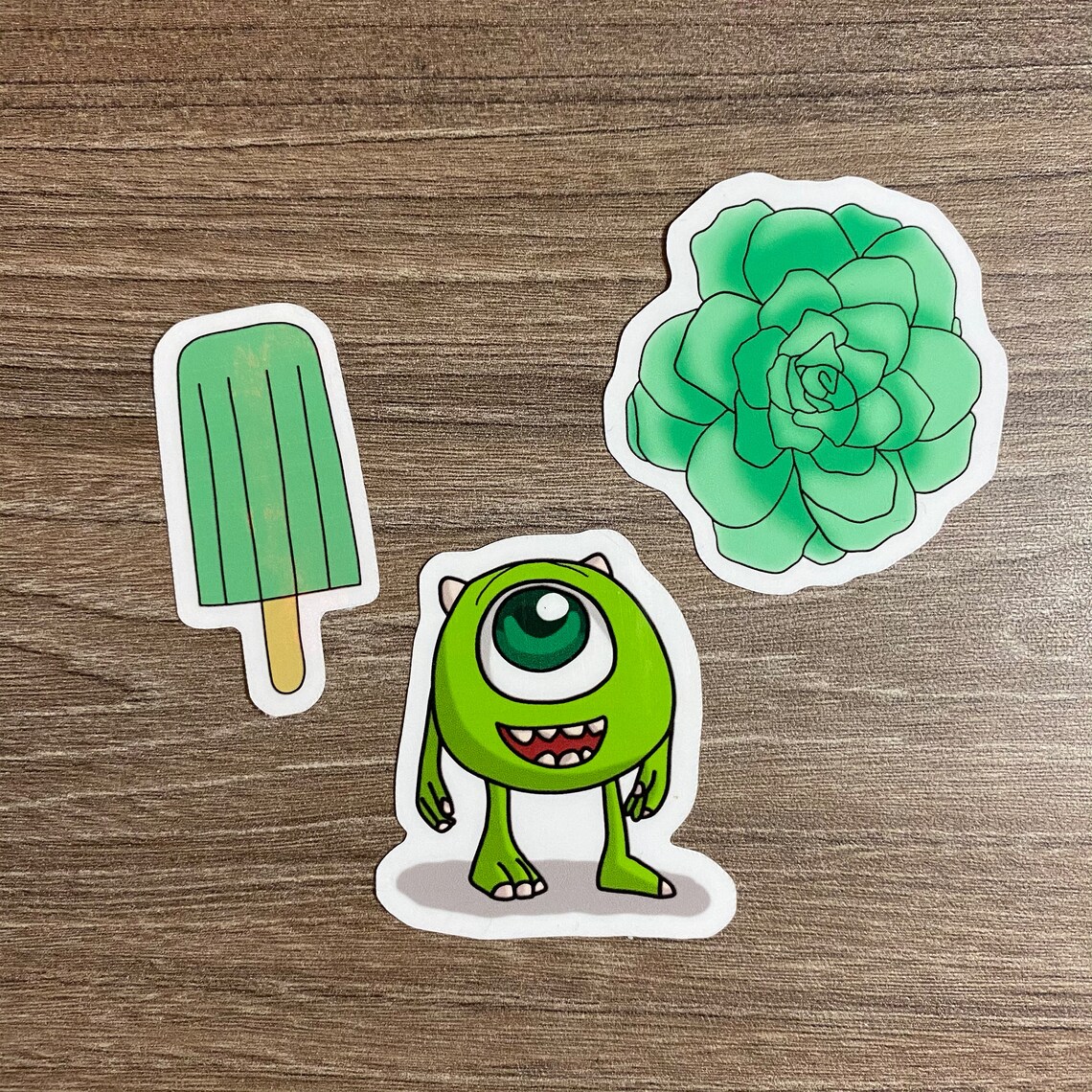 Green Themed Sticker Set 16 Pieces - Etsy