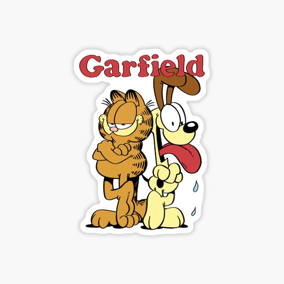 Garfield Sticker | Etsy