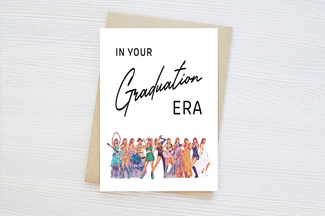 In Your Graduation Era Card Graduation Card Taylor Swift Grad Card Gift ...