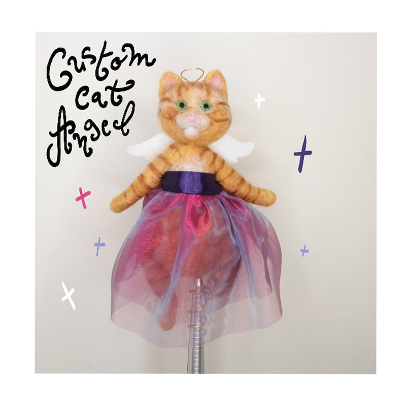 Custom Tree Topper Cat - Etsy