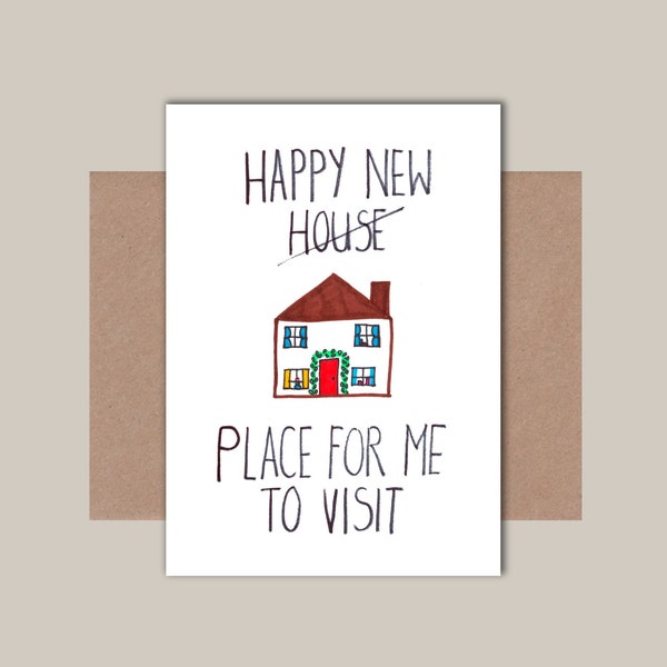 Funny New Home Card - Etsy
