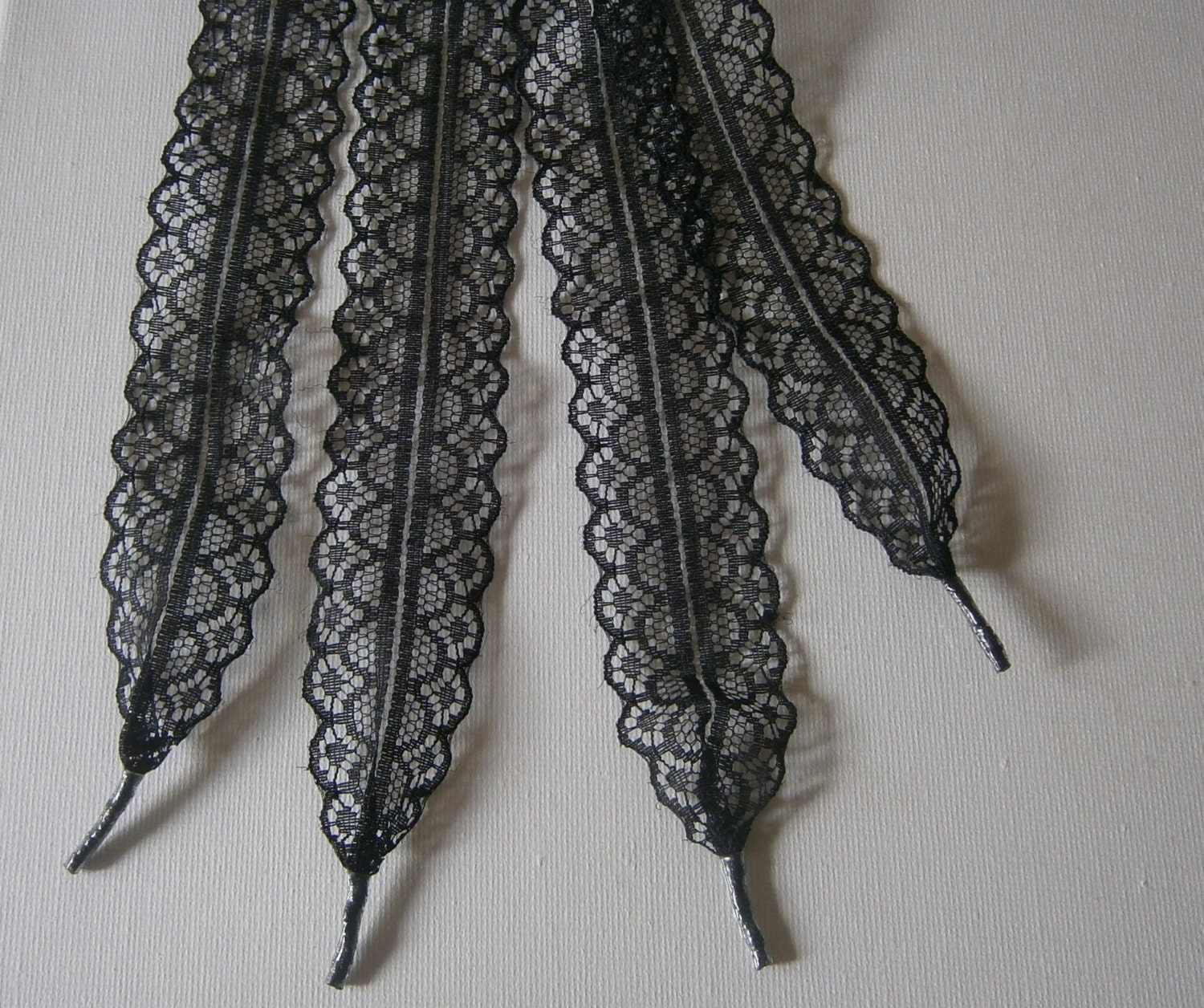 Lace Ribbon Shoe Laces Trainersbootsshoes Aglets on the | Etsy