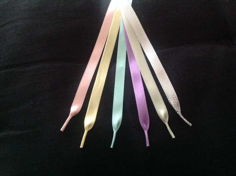 Satin Ribbon Shoelaces for Trainersboots Shoes Dm's - Etsy UK