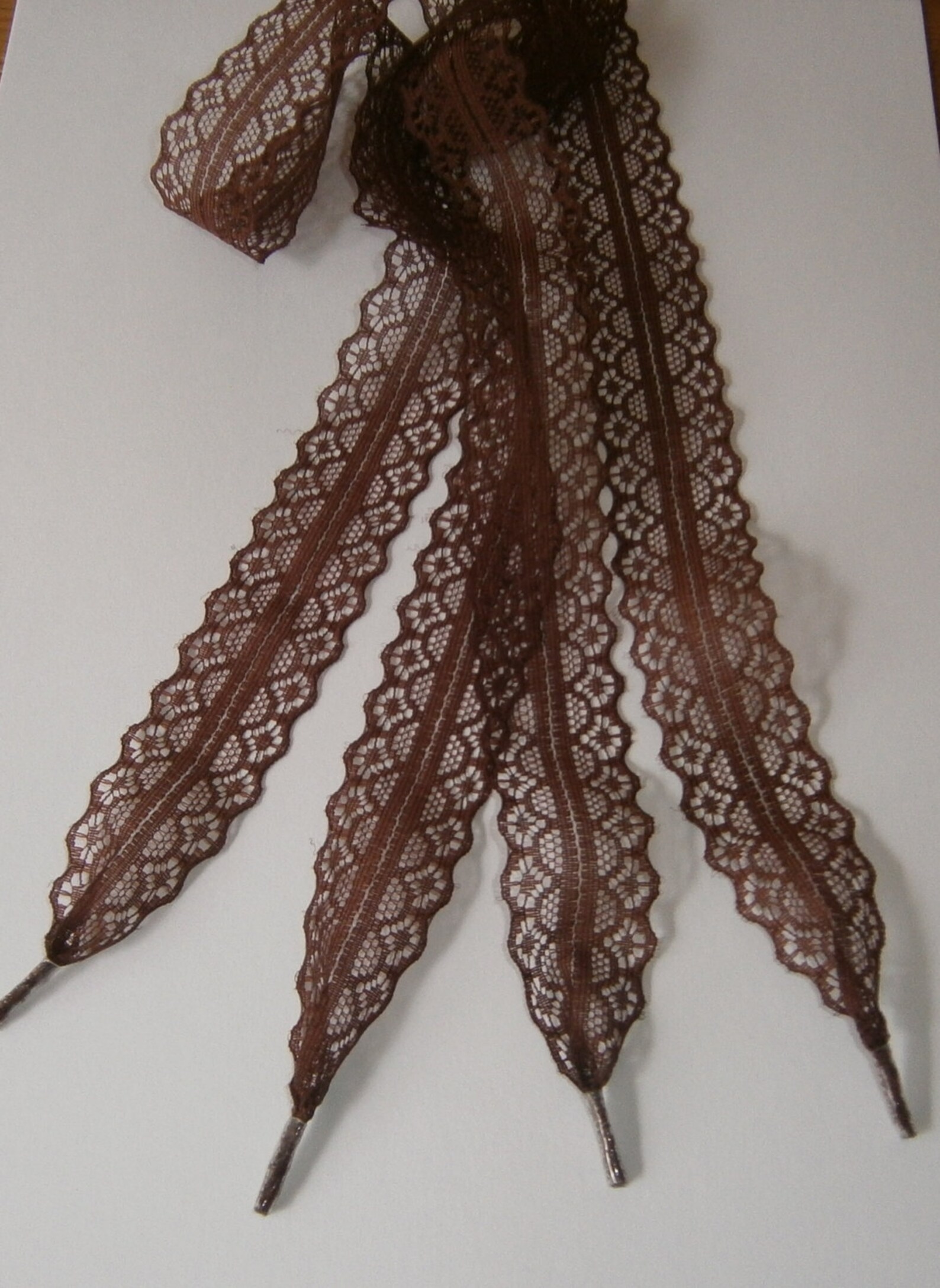 Lace Ribbon Shoe Laces Trainersbootsshoes Aglets on the | Etsy